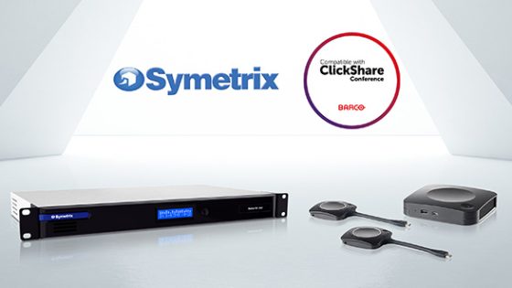 Symetrix DSP conjoined with Clickshare Conference | AV Magazine