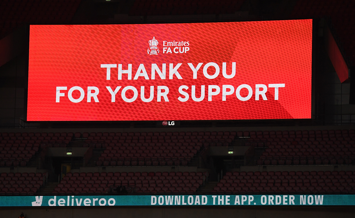 Giant LG LED mesh screen deployed at Wembley Stadium | AV Magazine