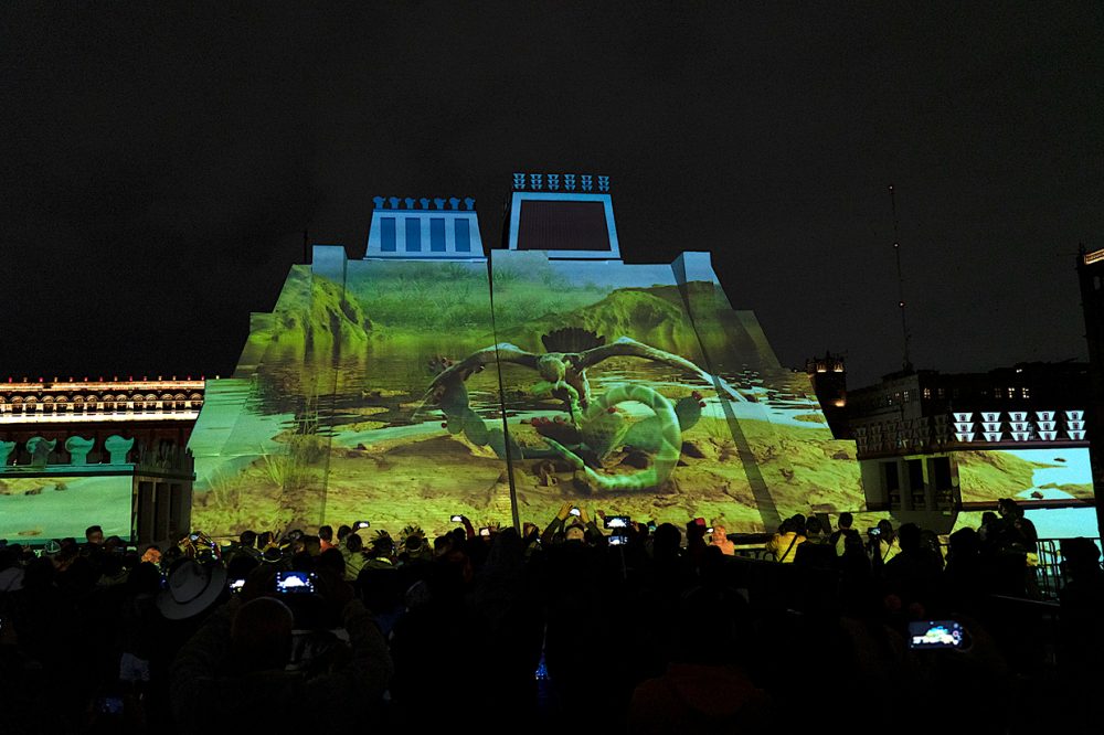 Aztec temple video mapping marks conquest anniversary | AV Magazine
