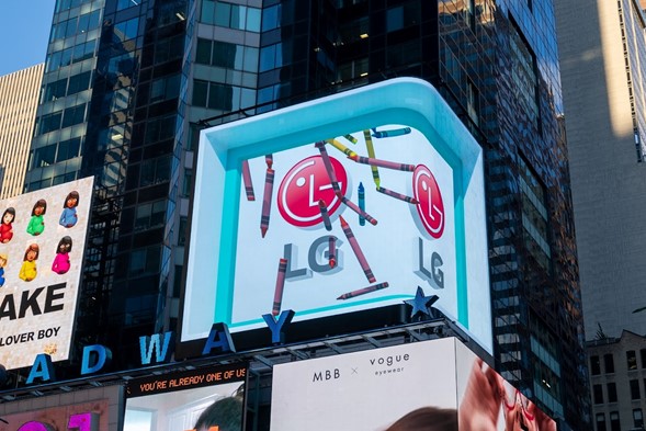 LG launches its first Times Square '3D' LED content | AV Magazine