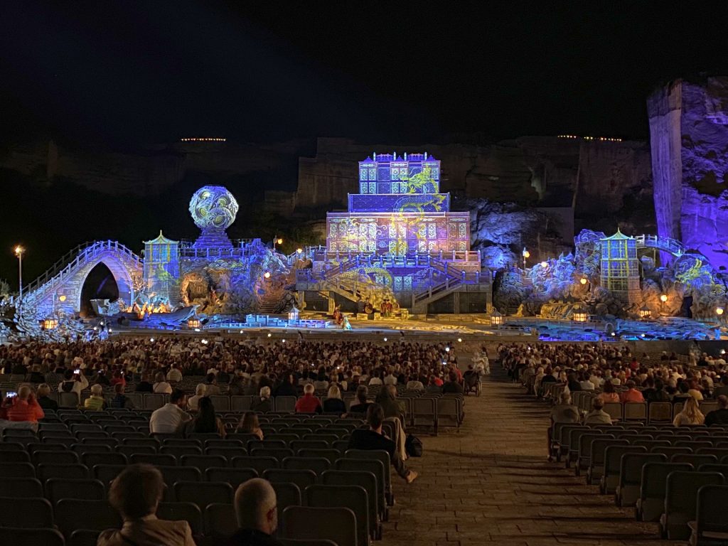 Opera in a quarry poses projection mapping challenge | AV Magazine