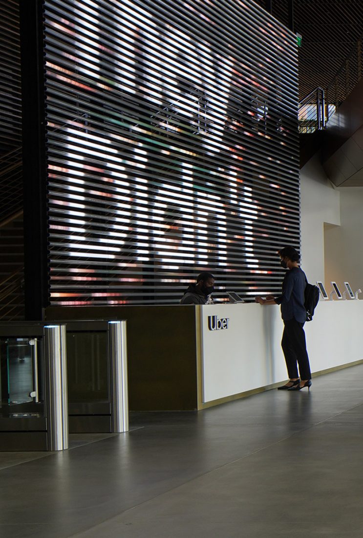 Uber lobby digital art experience 'marks shift in culture' | AV Magazine