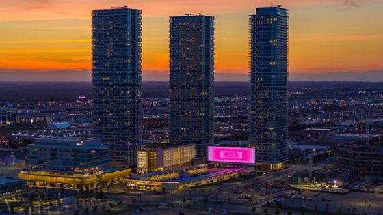 'Canada's largest low-res LED wall' shows art to commuters | AV Magazine