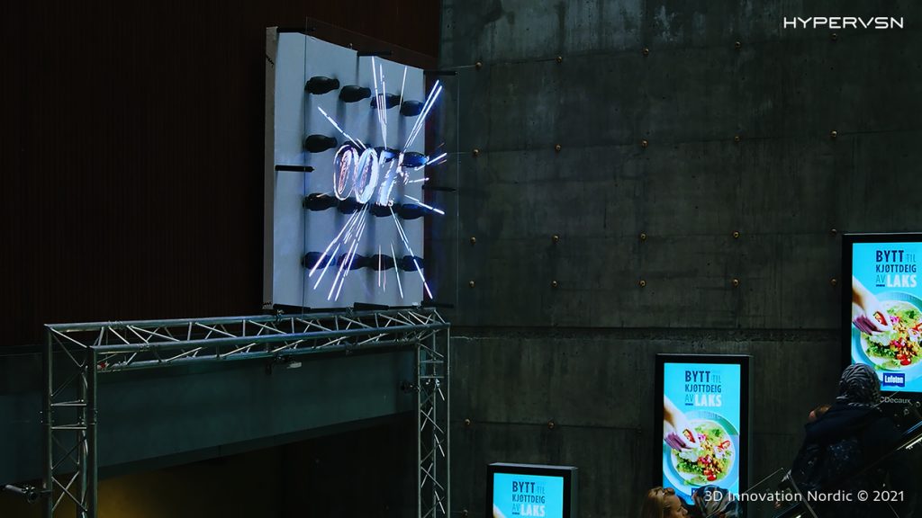 Hypervsn wall brings James Bond to Oslo Central Station | AV Magazine