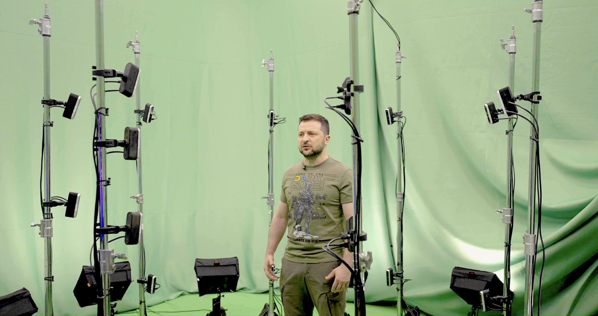 Volodymr Zelensky hologram appears at four tech festivals | AV Magazine