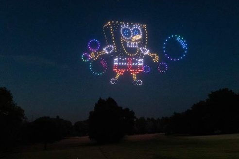 First UK largescale drone show marks exhibition opening
