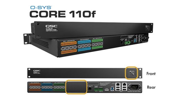 QSC modifies Core 110f processor to maintain availability | AV Magazine