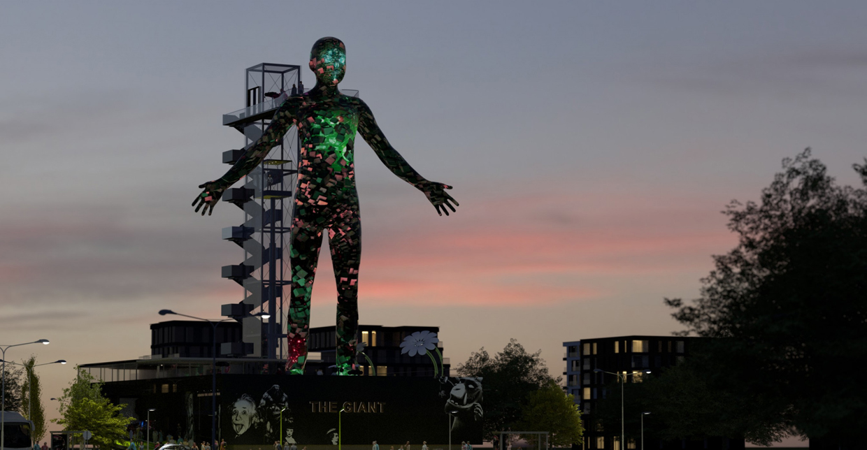Giant statue with matrix LED skin to stand 40 metres tall | AV Magazine