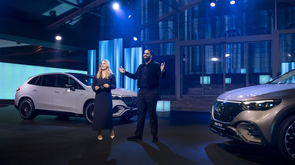 Mercedes-Benz makes 'magical garage' with immersive art | AV Magazine