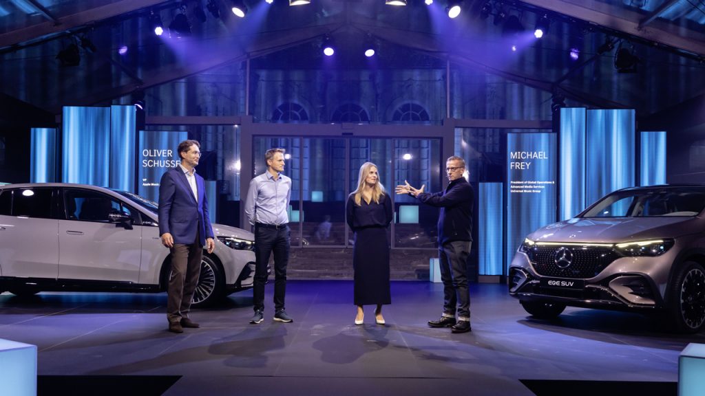 Mercedes-Benz makes 'magical garage' with immersive art | AV Magazine