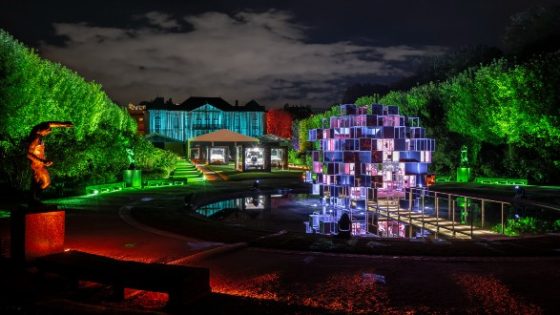 Mercedes-Benz makes 'magical garage' with immersive art | AV Magazine