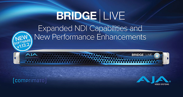 AJA expands NDI capabilities in Bridge Live update | AV Magazine