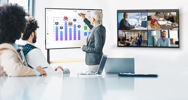 DTEN ships its ONboard touchscreen for Zoom Whiteboard | AV Magazine