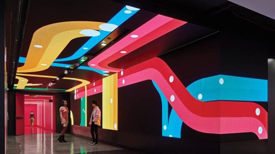 TikTok LED tube display resembles NYC subway map | AV Magazine