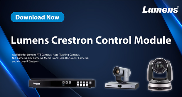 Lumens add Crestron support to VC Series camera range | AV Magazine
