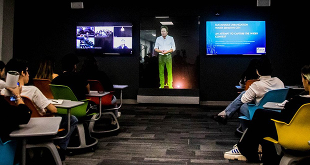 Professor Hologram teaches first intercontinental uni class | AV Magazine