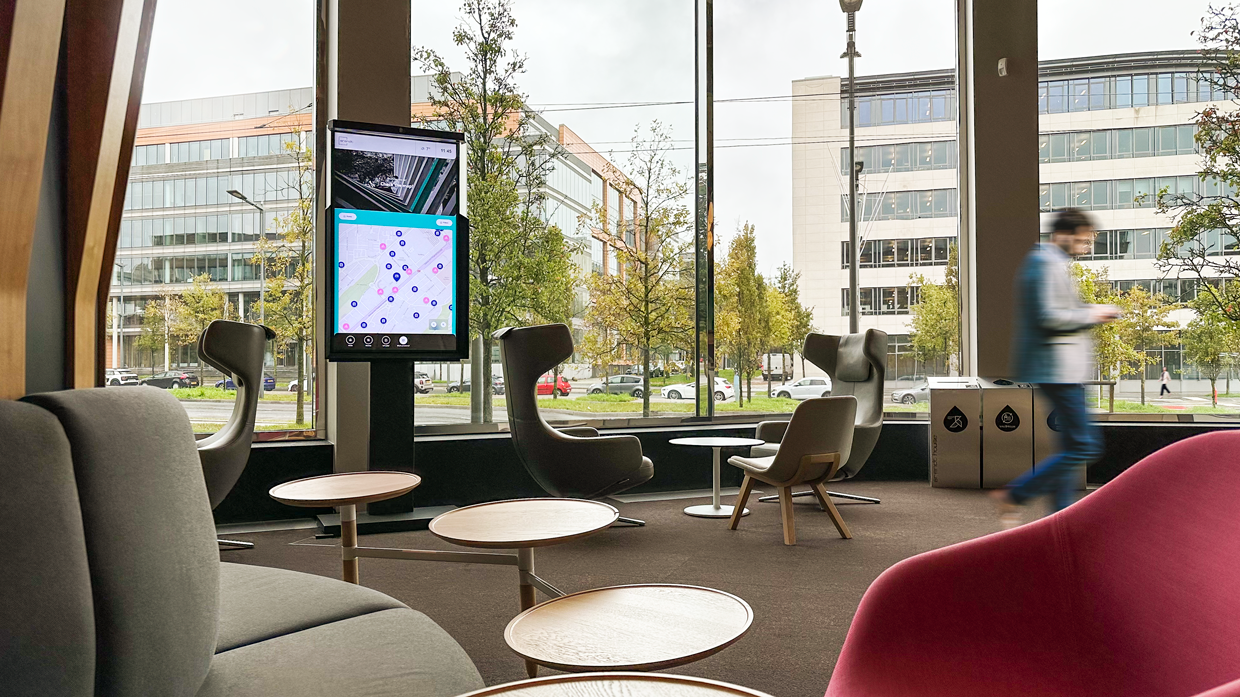 Law firm equipped with 29 touchless communication kiosks | AV Magazine