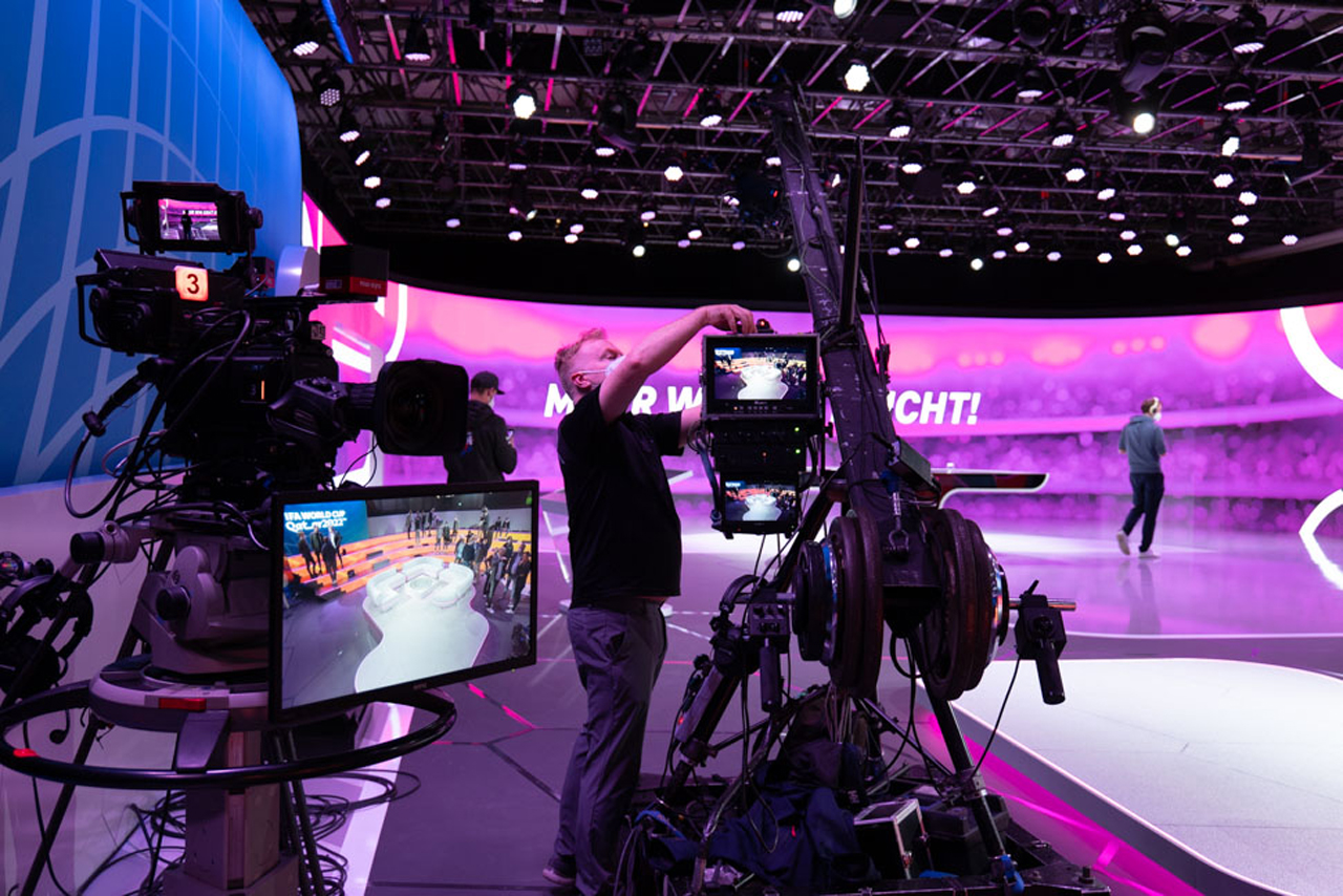 Giant LED screen is centrepiece of World Cup TV studio | AV Magazine