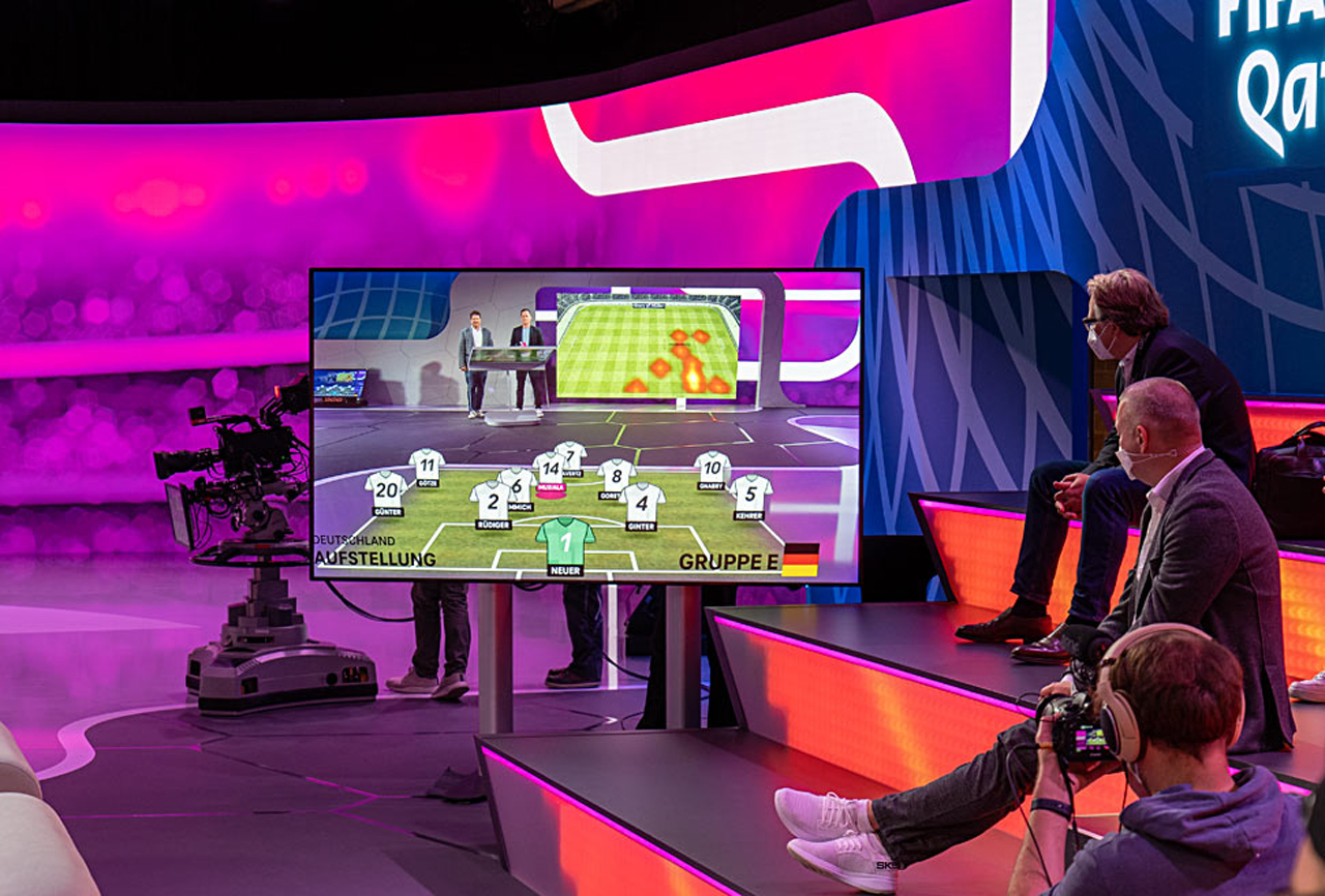 Giant LED screen is centrepiece of World Cup TV studio | AV Magazine