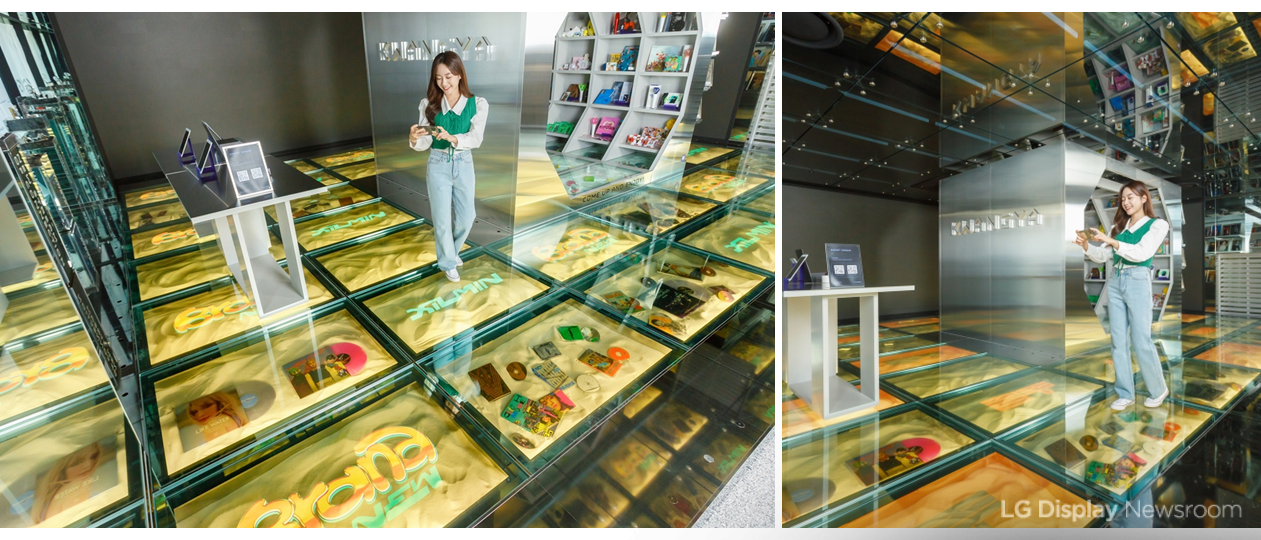 Transparent OLED makes K-pop store a 'physical metaverse' | AV Magazine