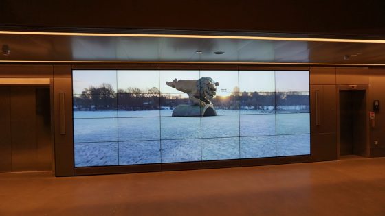 Art museum reopens with a 'bold focus' on digital displays