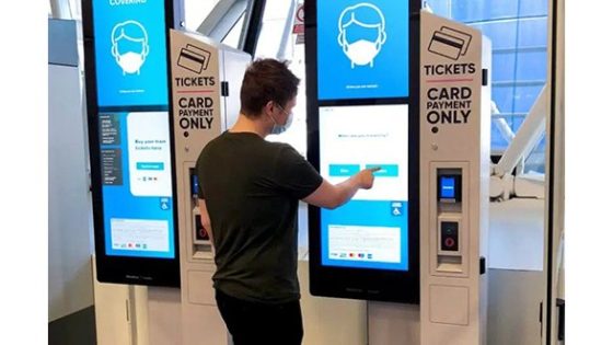 Zytronic touchscreens fitted to UK train ticket machines