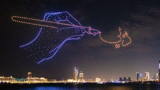 Fleet of 500 drones spells out 'Dubai' in sky over emirate | AV Magazine