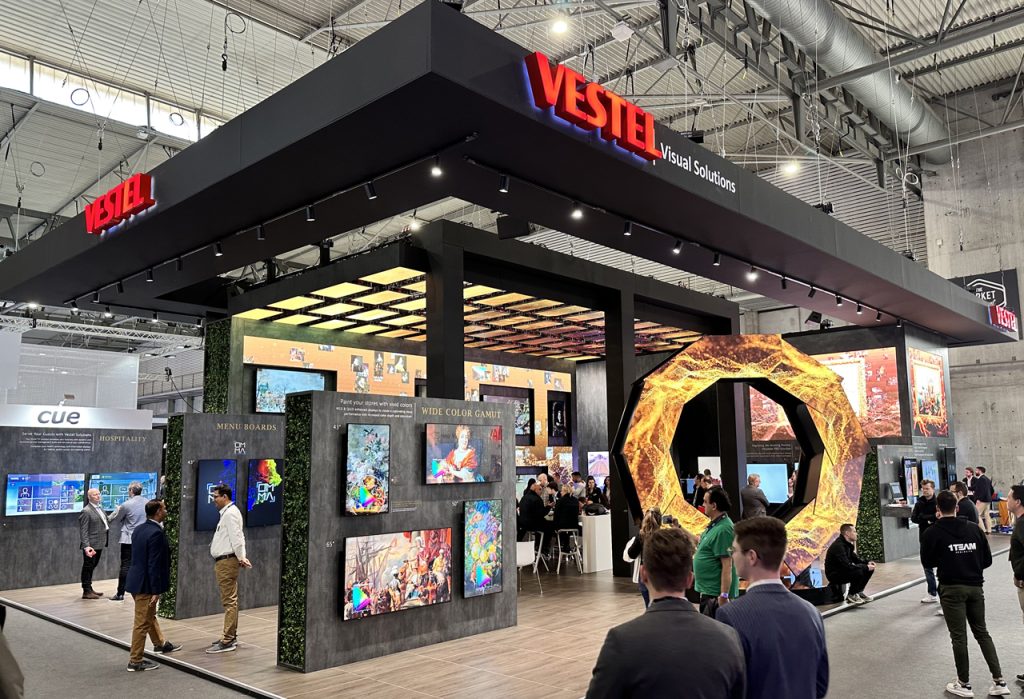 Vestel lights up ISE with digital versions of masterpieces | AV Magazine