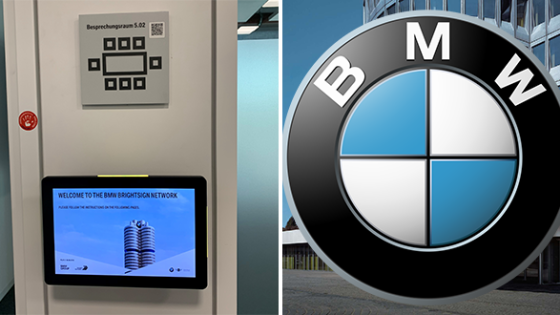 BrightSign servers drive staff engagement at BMW Group