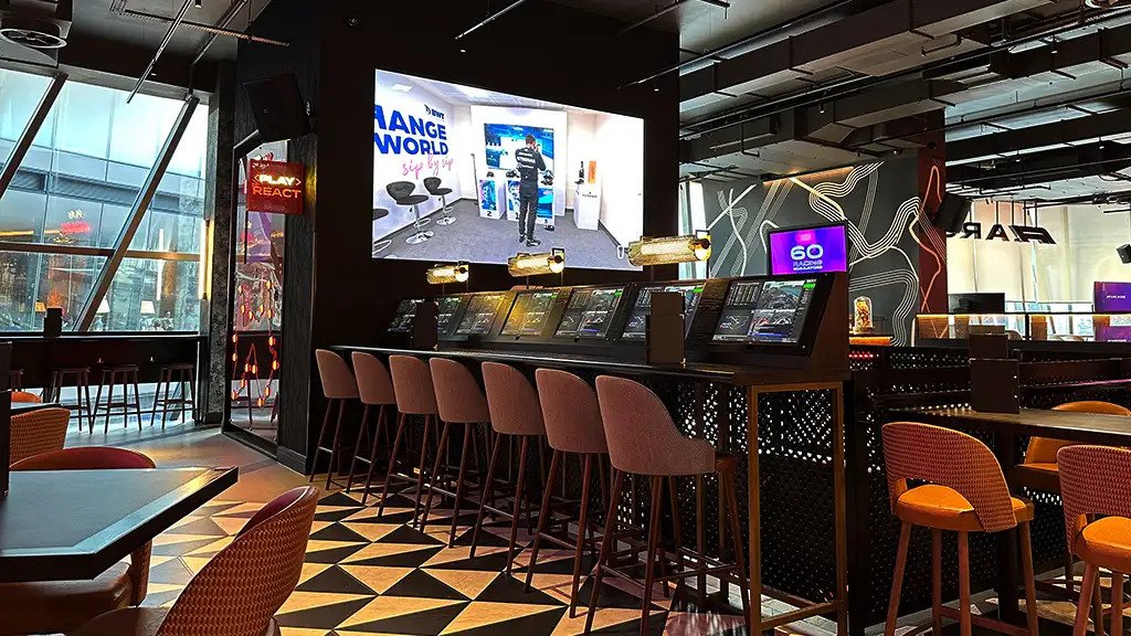 Inside the first F1 Arcade official racing simulation hub | AV Magazine