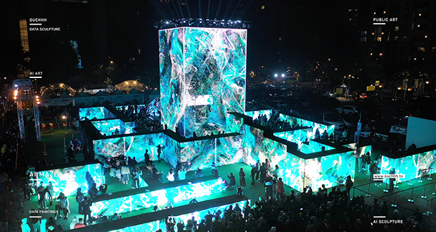 'World-first' generative-AI LED maze draws 200,000 visitors | AV Magazine