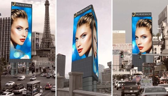 Las Vegas to welcome 55m-high three-sided LED display
