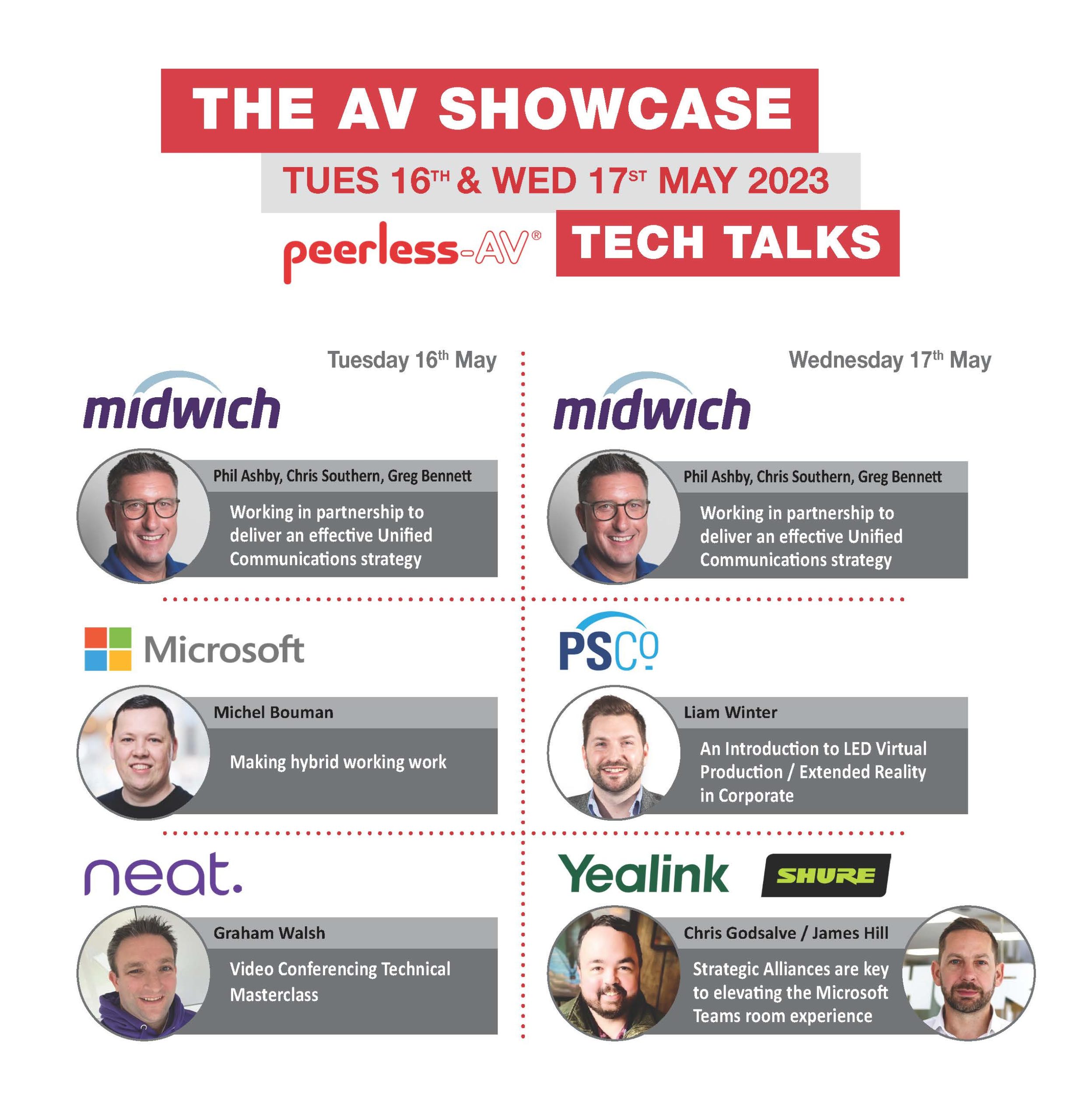 Peerless-AV announces Tech Talks speakers for AV Showcase | AV Magazine