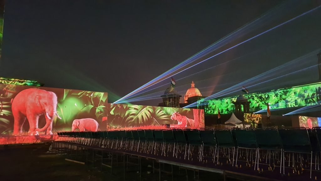 Huge projection mapping show synced with 3,500 drones | AV Magazine