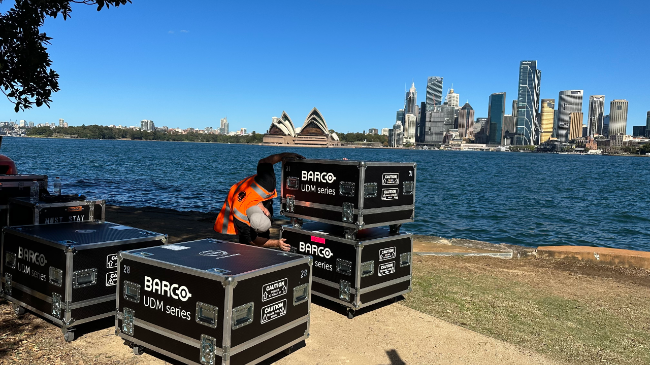 TDC lights up Sydney with record 150 Barco laser projectors | AV Magazine