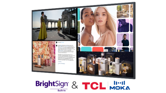 MOKA launches large format display with BrightSign Built-In | AV Magazine