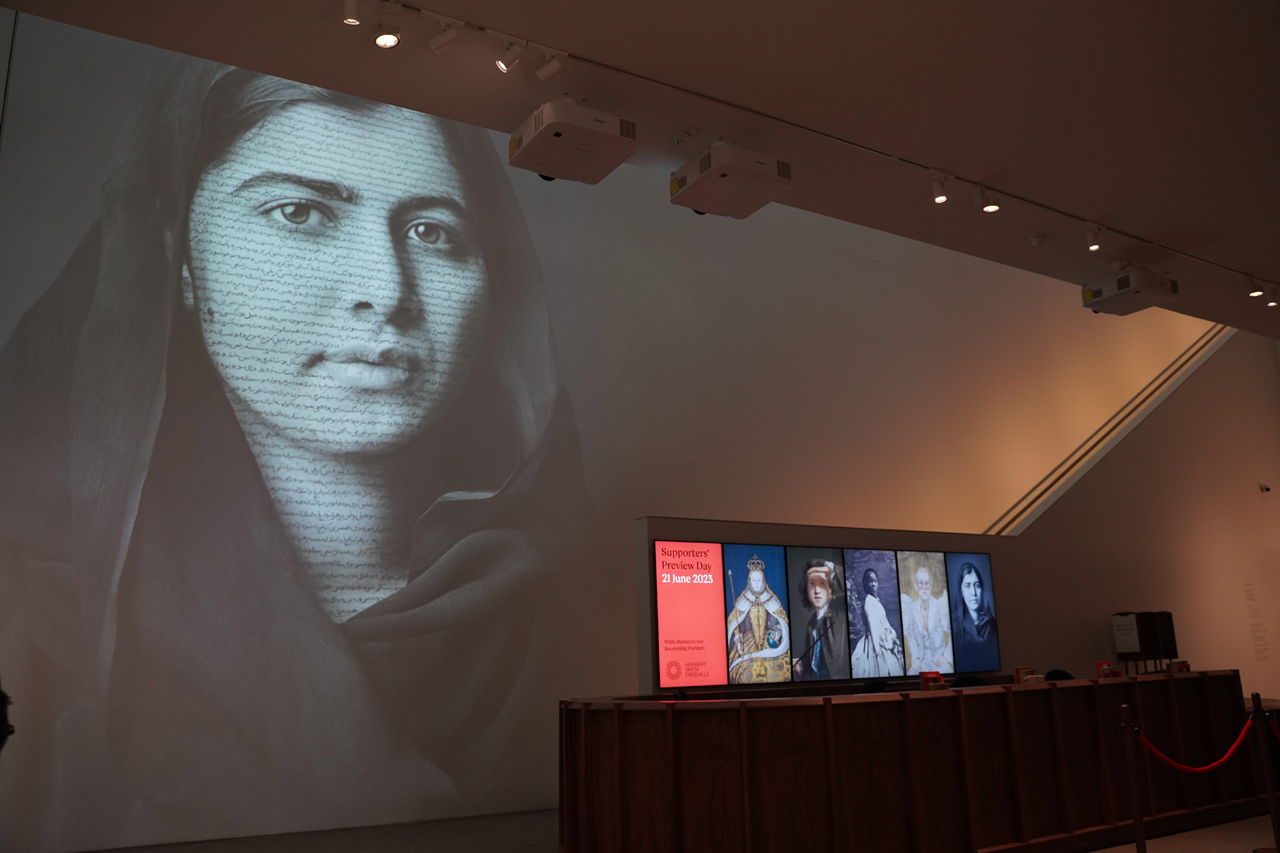 National Portrait Gallery embraces large-scale projection | AV Magazine