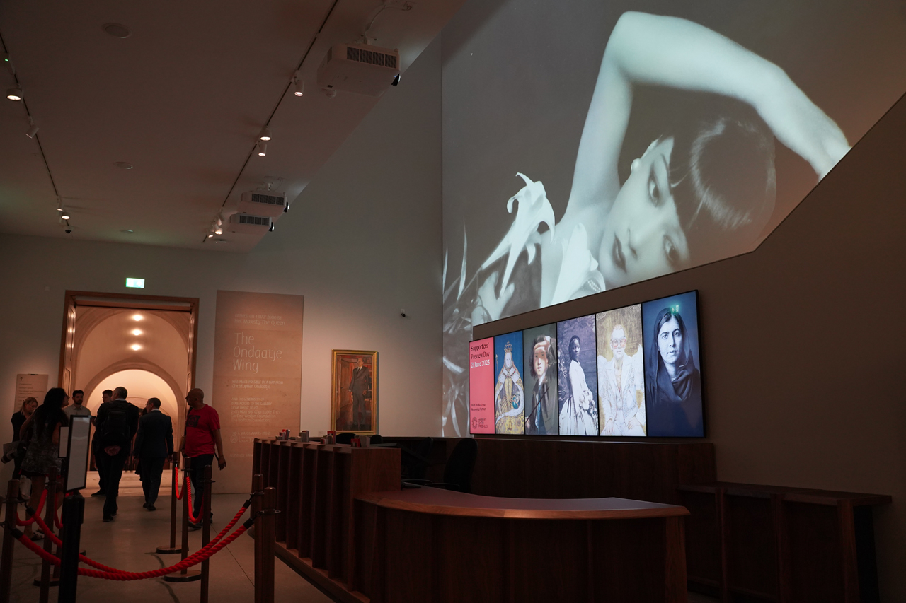 National Portrait Gallery embraces large-scale projection | AV Magazine