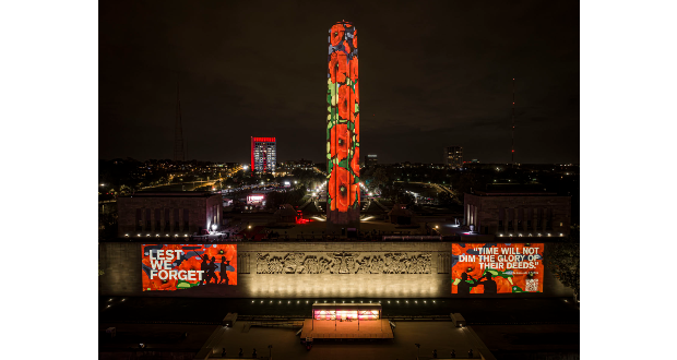 Projection mapping supports tribute to World War I veterans | AV Magazine