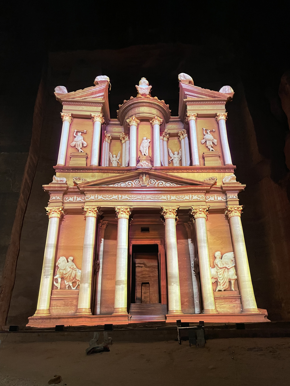 Maxin10sity delivers first-ever projection mapping at Petra | AV Magazine