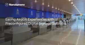 Nanolumens launches LED digital signage kits for airports | AV Magazine
