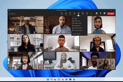Microsoft Teams rolls out eye-level Front Row feature