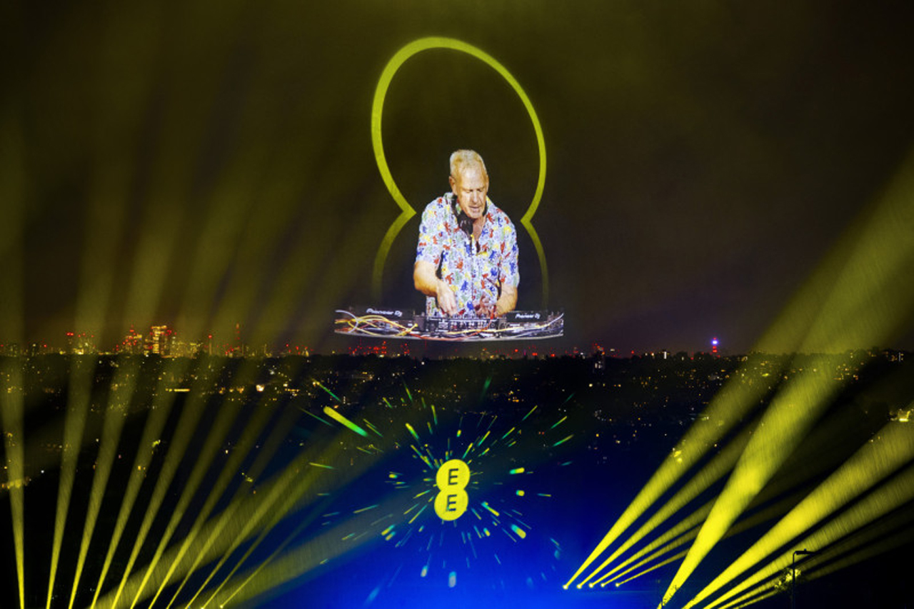 ‘World’s biggest' holo-gauze projection shows DJ in sky | AV Magazine