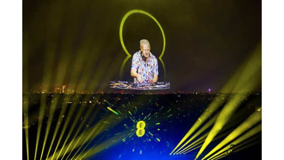 ‘World’s biggest' holo-gauze projection shows DJ in sky | AV Magazine