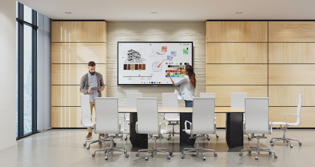 Sharp/NEC launches LA Series displays for hybrid working | AV Magazine