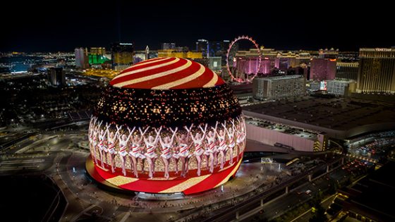 Christmas comes early with dancing show on the Sphere | AV Magazine