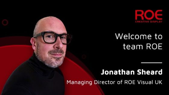 Jonathan Sheard named ROE Visual UK managing director | AV Magazine