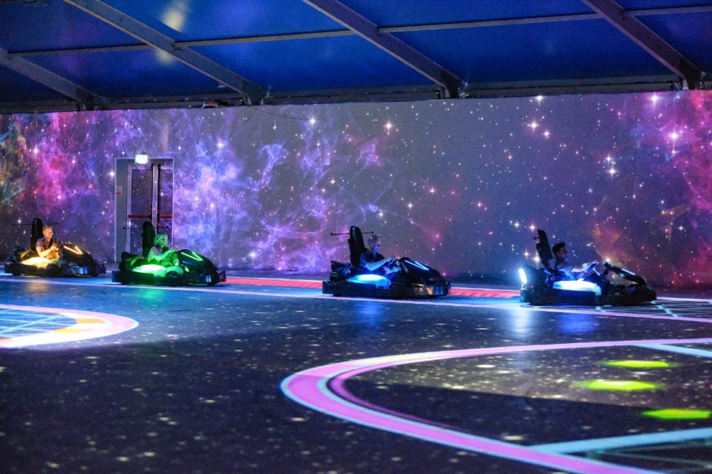 Panasonic projectors deliver immersive karting experience | AV Magazine