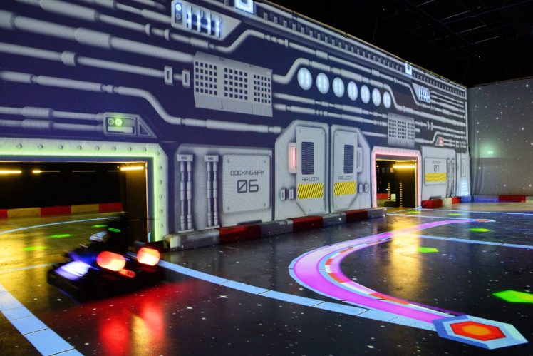 Panasonic projectors deliver immersive karting experience | AV Magazine