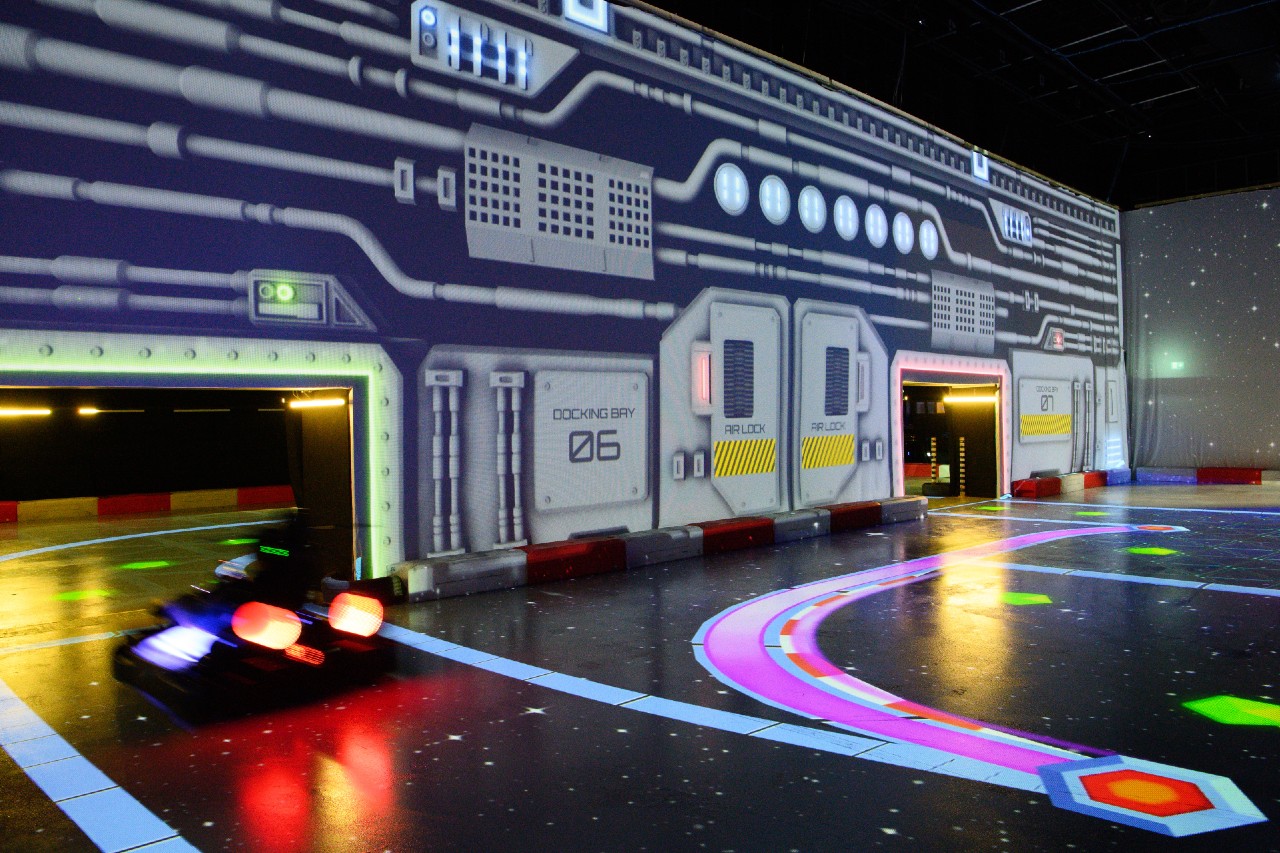 Panasonic projectors deliver immersive karting experience | AV Magazine